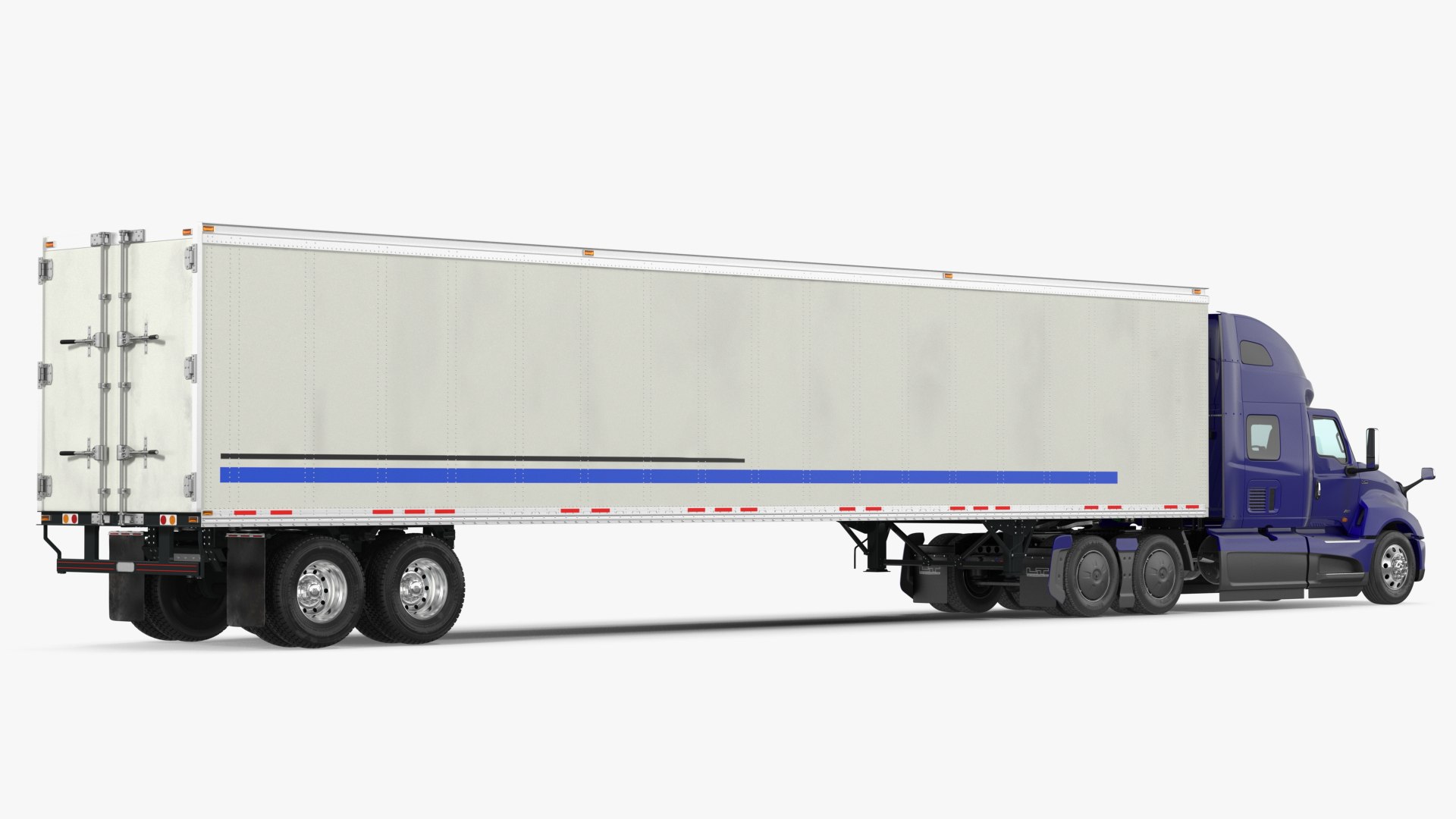 International lt625 semi trailer 3D model - TurboSquid 1380938