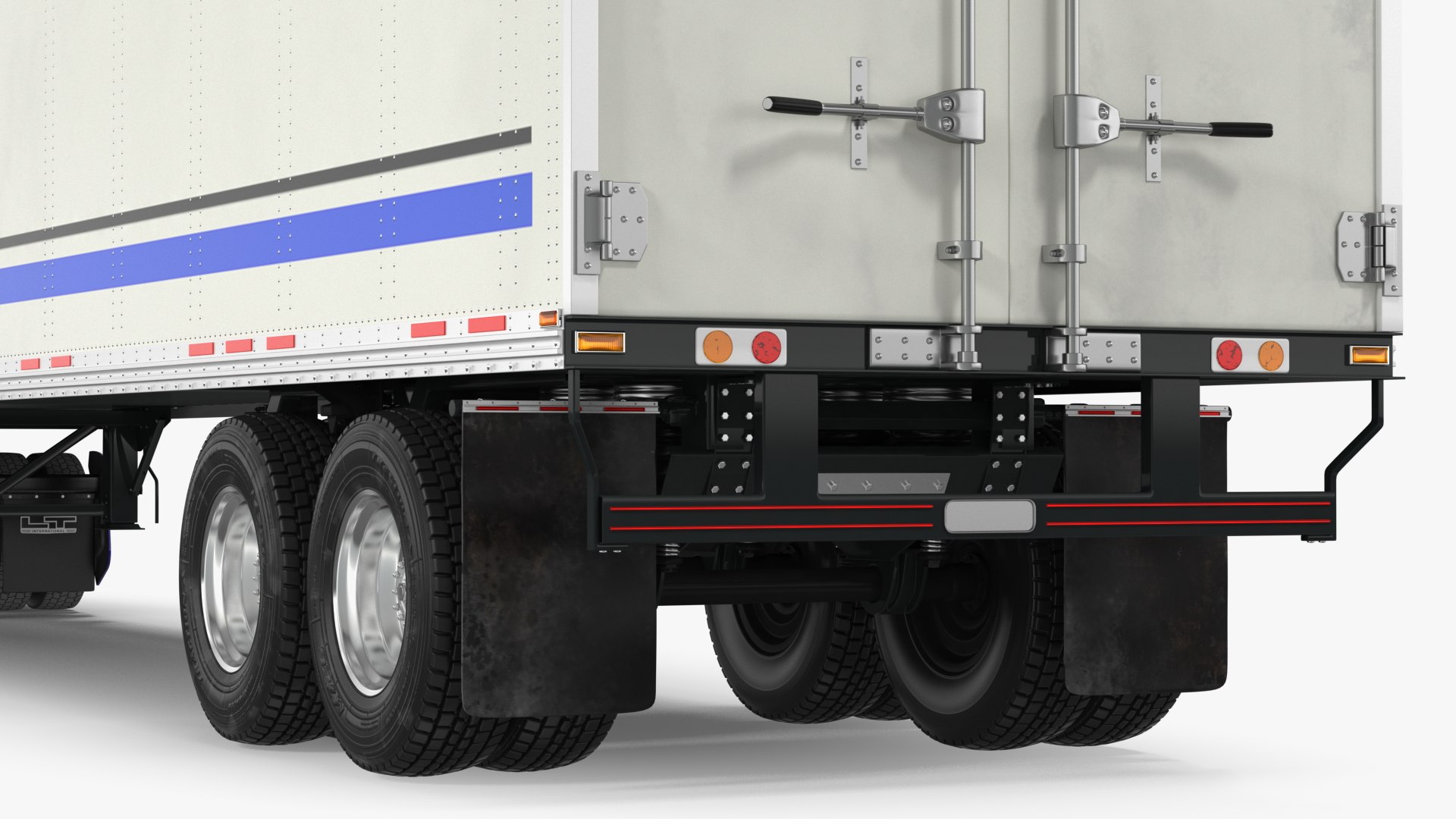 International lt625 semi trailer 3D model - TurboSquid 1380938