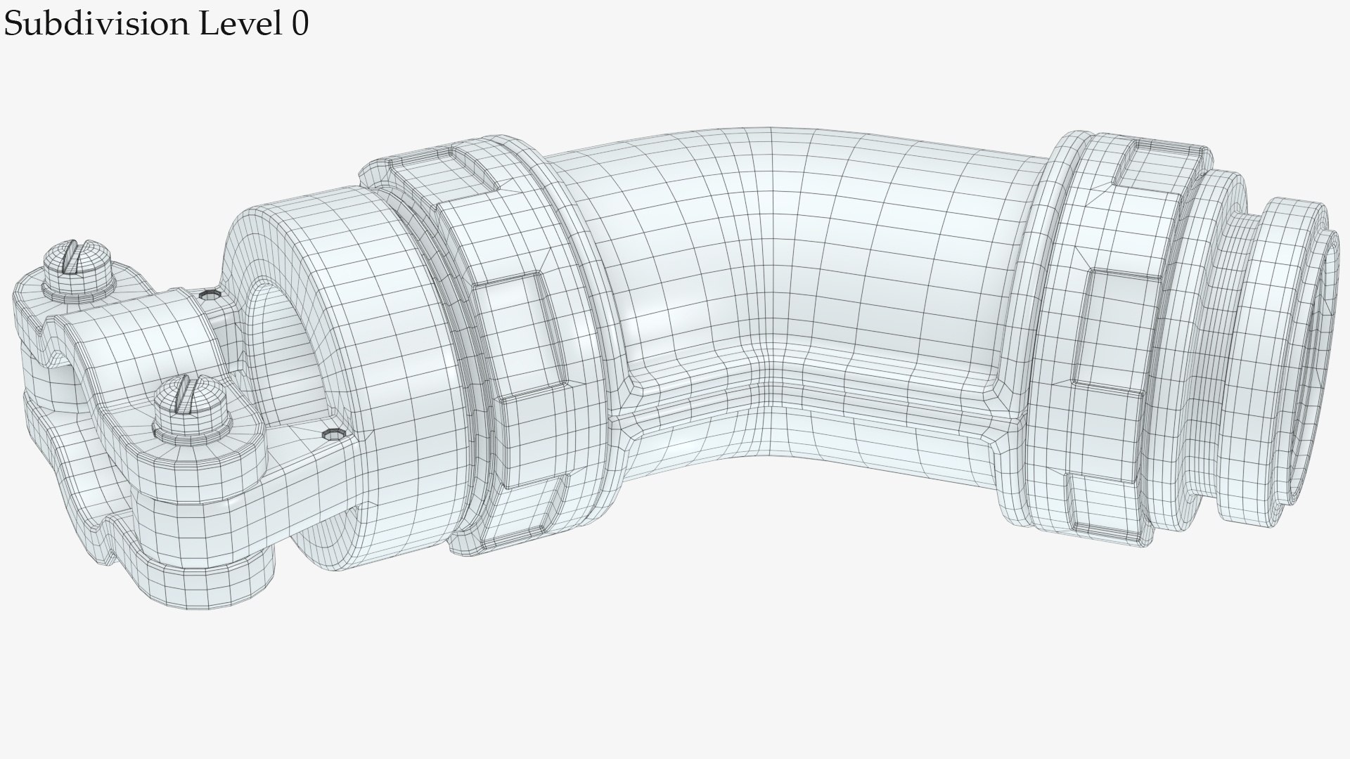 3D Electrical Connector Backshells 45 Model - TurboSquid 2067512