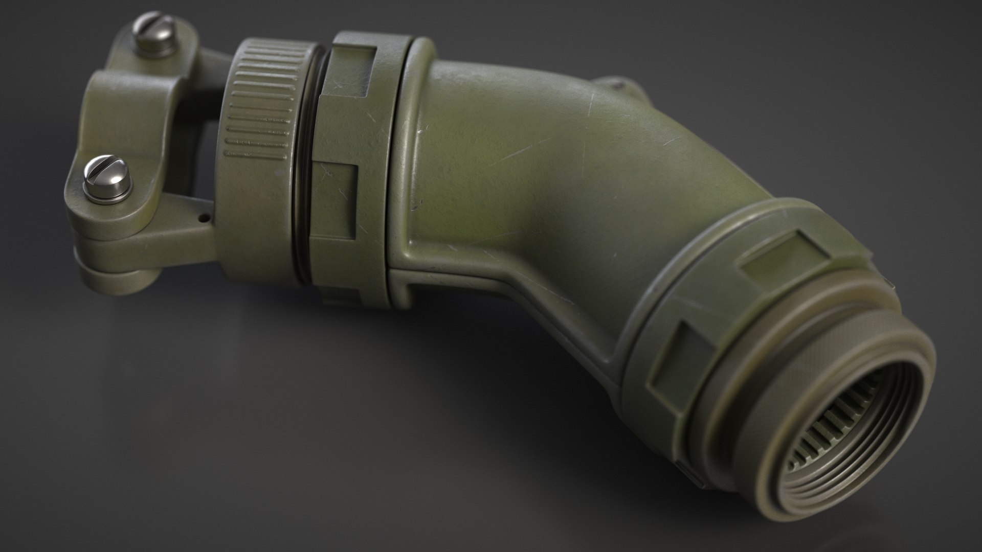 3D Electrical Connector Backshells 45 Model - TurboSquid 2067512