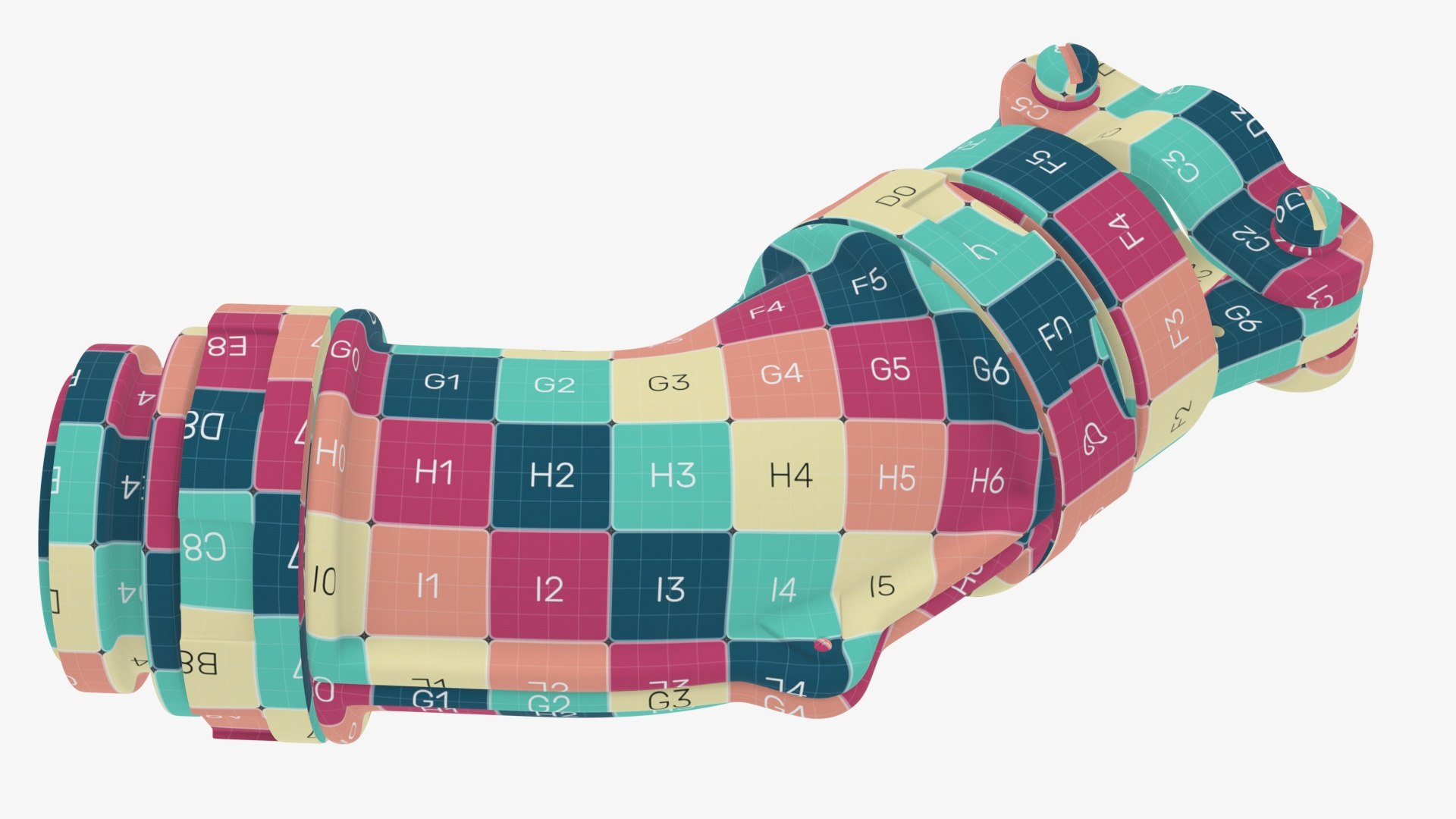 3D Electrical Connector Backshells 45 Model - TurboSquid 2067512