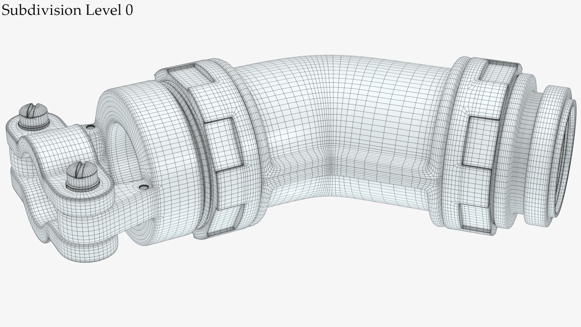 3D Electrical Connector Backshells 45 Model - TurboSquid 2067512