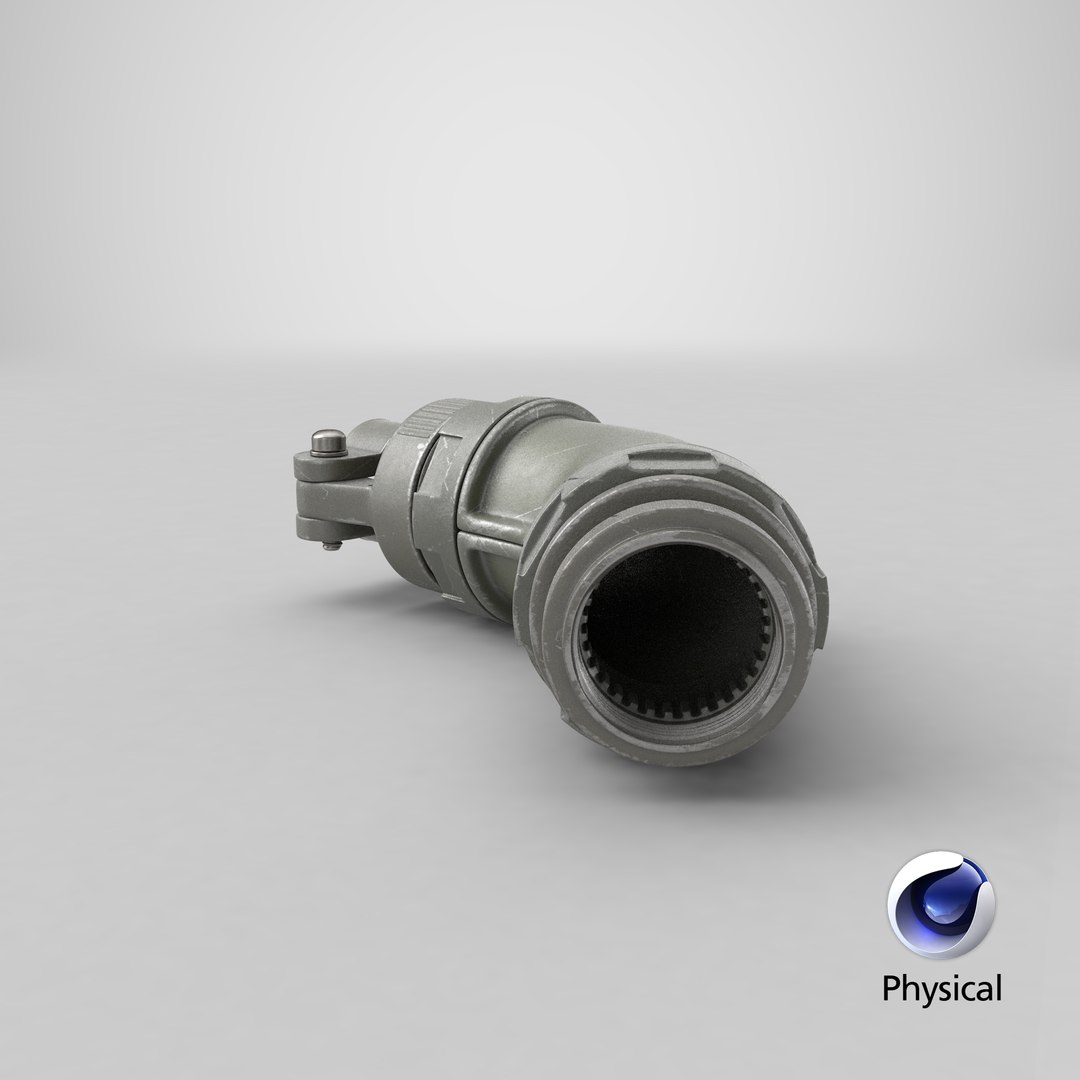 3D Electrical Connector Backshells 45 Model - TurboSquid 2067512