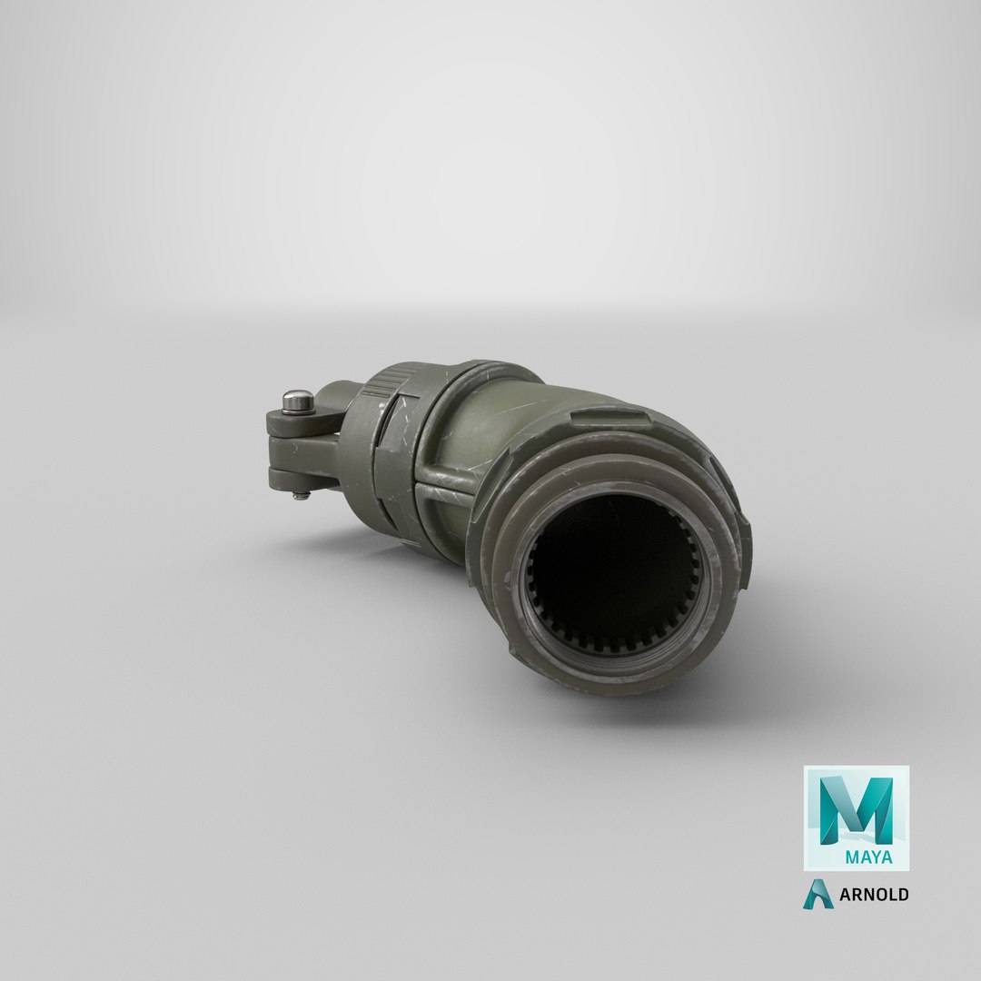 3D Electrical Connector Backshells 45 Model - TurboSquid 2067512