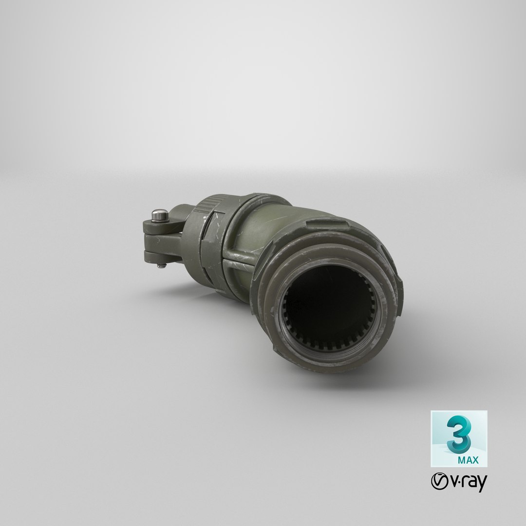 3D Electrical Connector Backshells 45 Model - TurboSquid 2067512