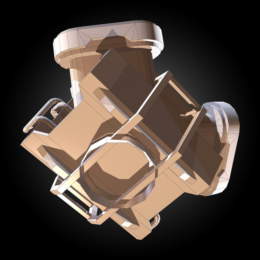 Maneuvering thruster 3D model - TurboSquid 1536054