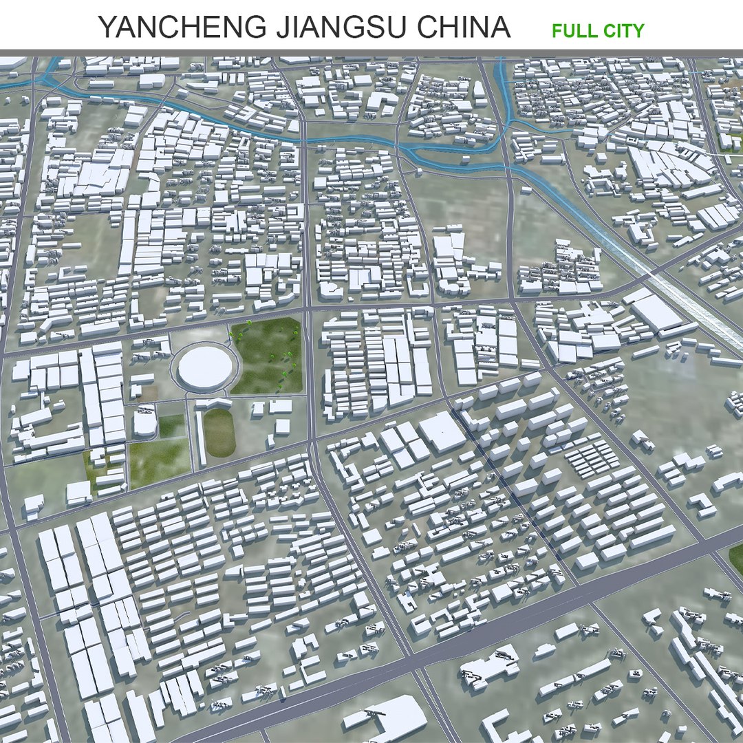Yancheng Jiangsu China 3D model - TurboSquid 2154927