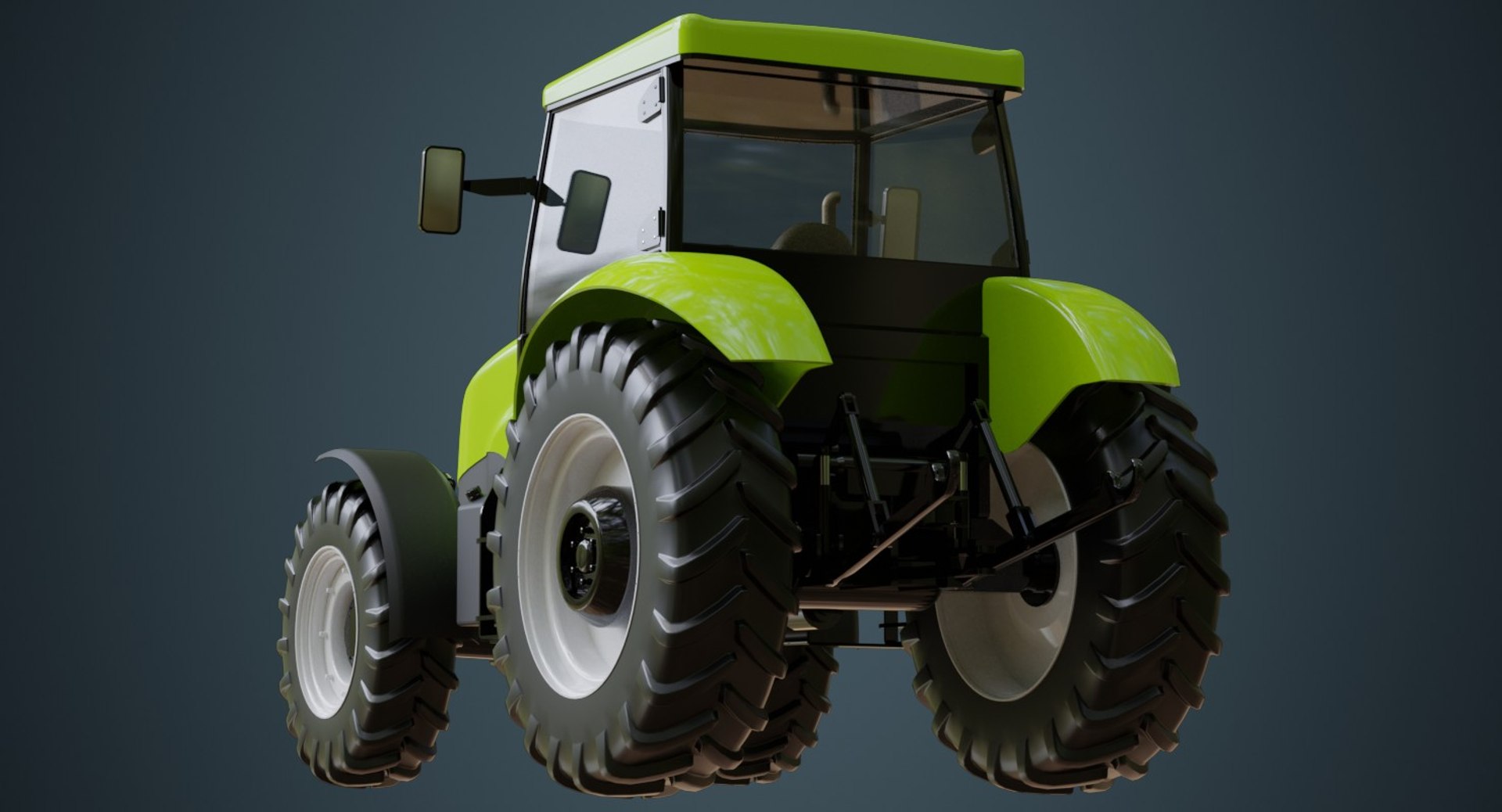 Tractor Industrial Agriculture 3D Model - TurboSquid 1508531