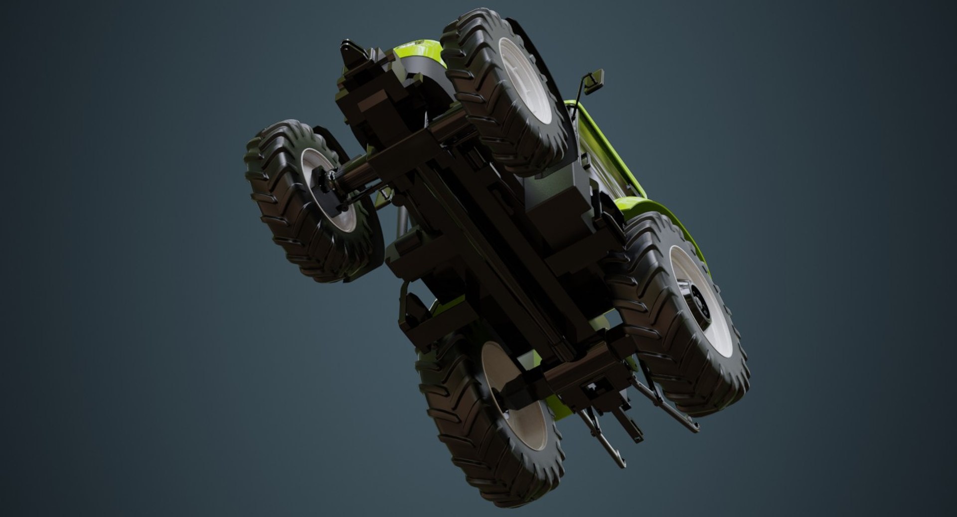 Tractor Industrial Agriculture 3D Model - TurboSquid 1508531