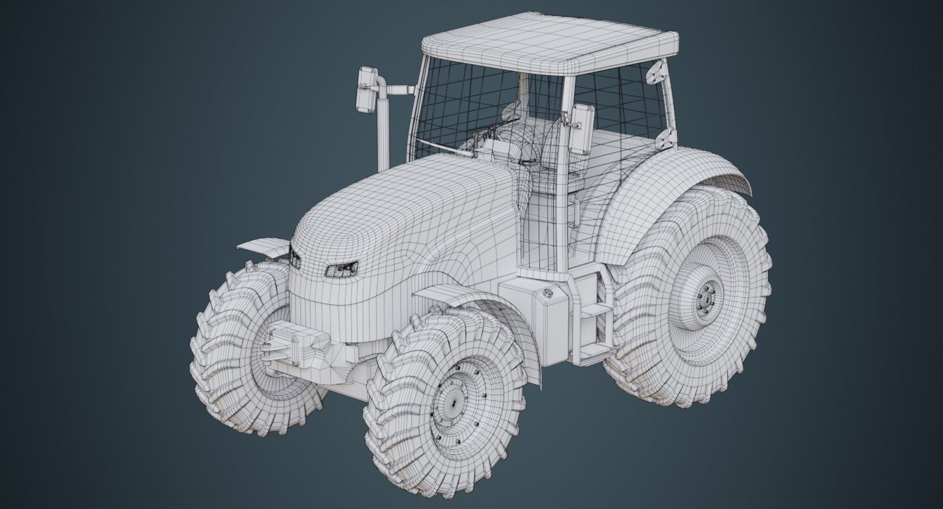 Tractor Industrial Agriculture 3D Model - TurboSquid 1508531