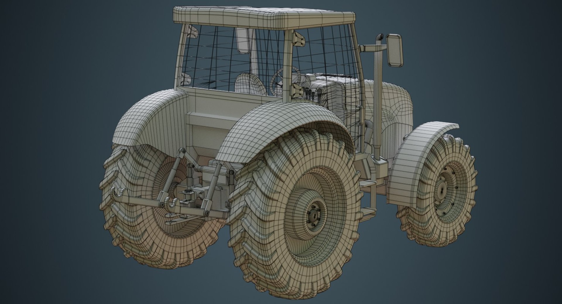 Tractor Industrial Agriculture 3D Model - TurboSquid 1508531