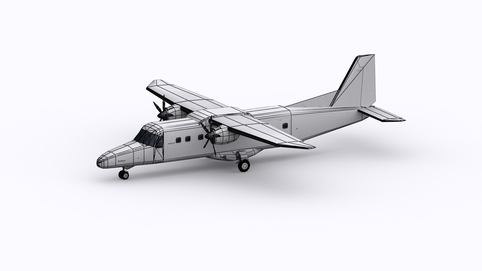 3D Model Low-Poly Dornier 228 - TurboSquid 1721756