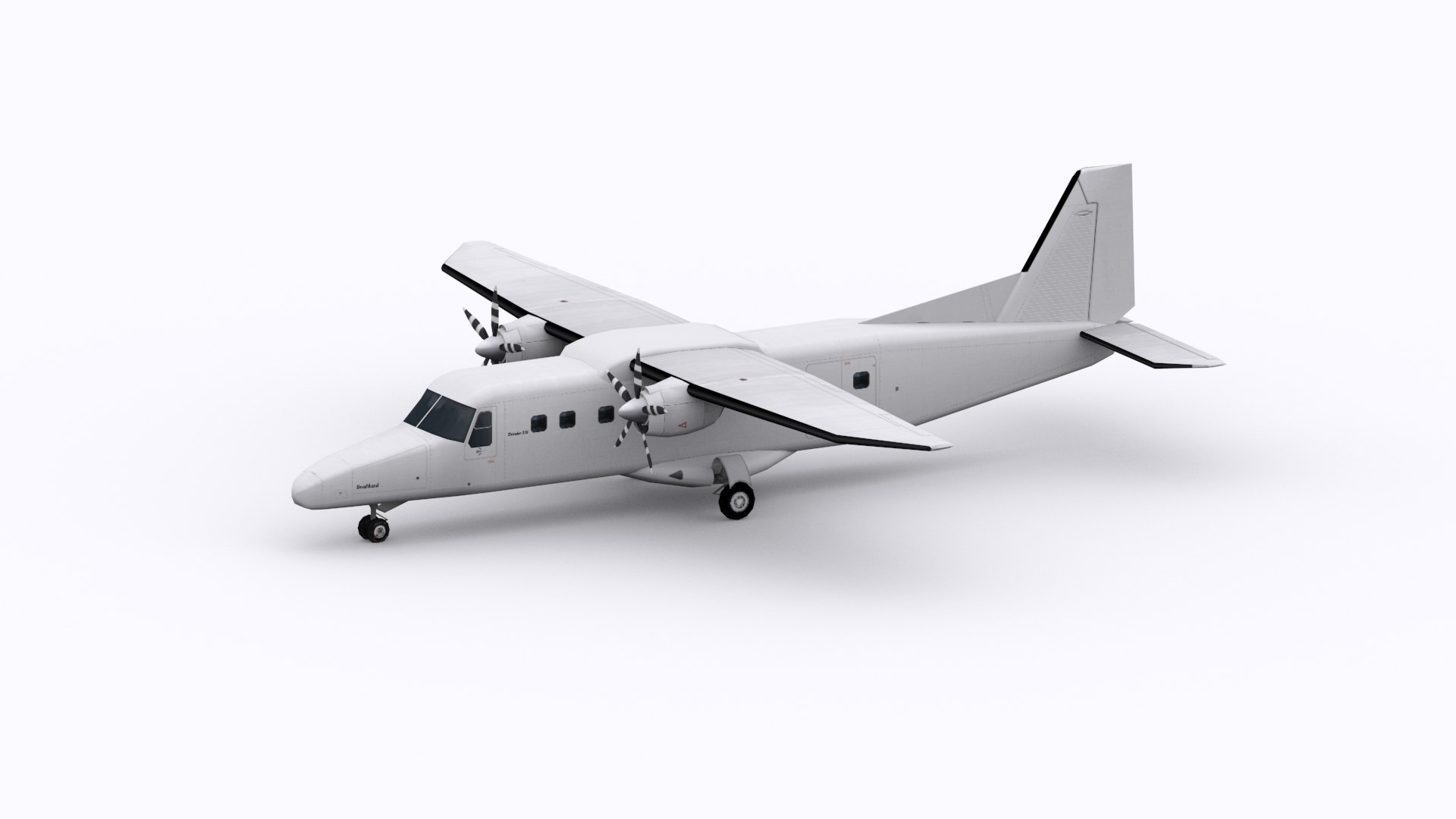 3D Model Low-Poly Dornier 228 - TurboSquid 1721756