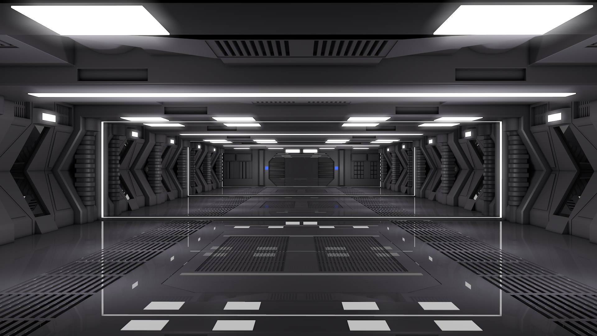 Sci Fi Room 3D Model - TurboSquid 1850374