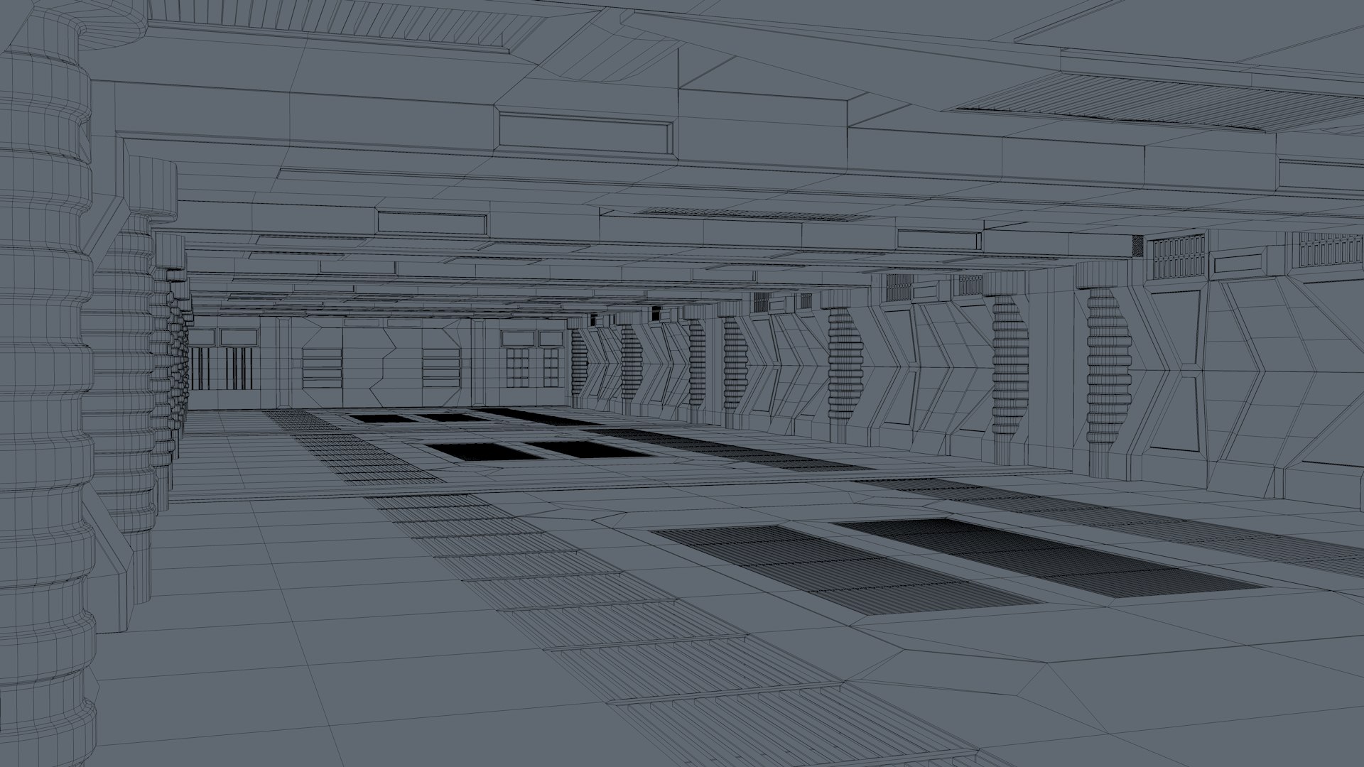 Sci Fi Room 3D Model - TurboSquid 1850374