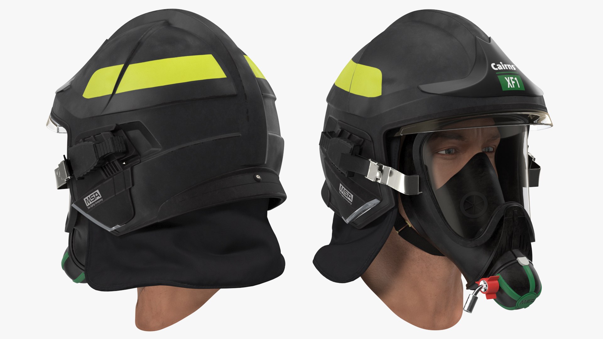 Firefighter Head Cairns Xf1 3D - TurboSquid 1681323