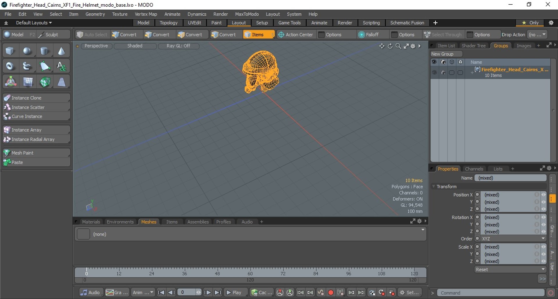 Firefighter head cairns xf1 3D - TurboSquid 1681323