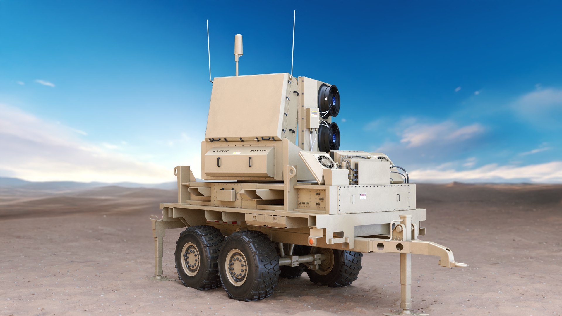 3D Sentinel A4 Radar - TurboSquid 2342712