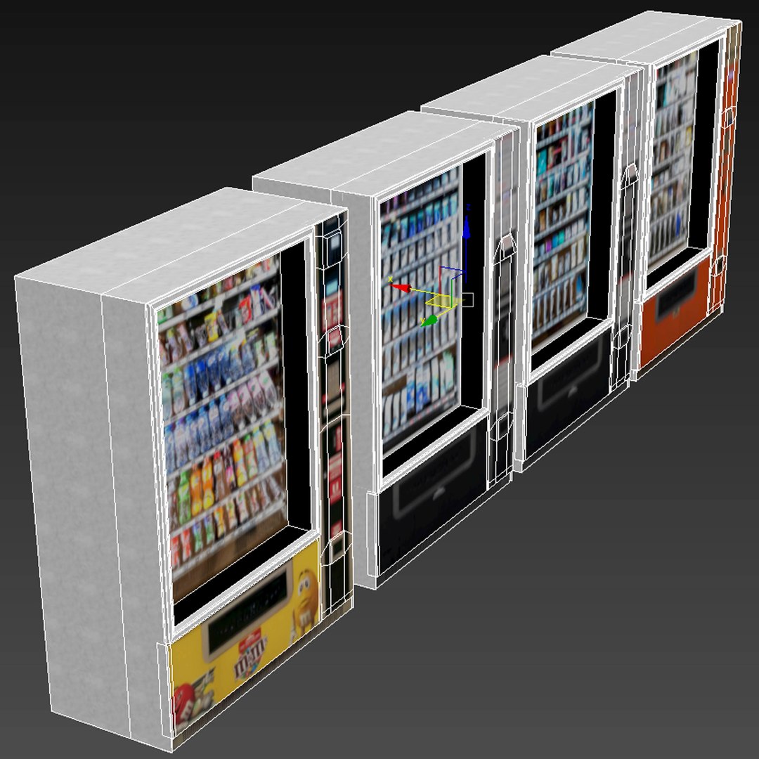 3D Showcase 014 Vending Machine - TurboSquid 1476130