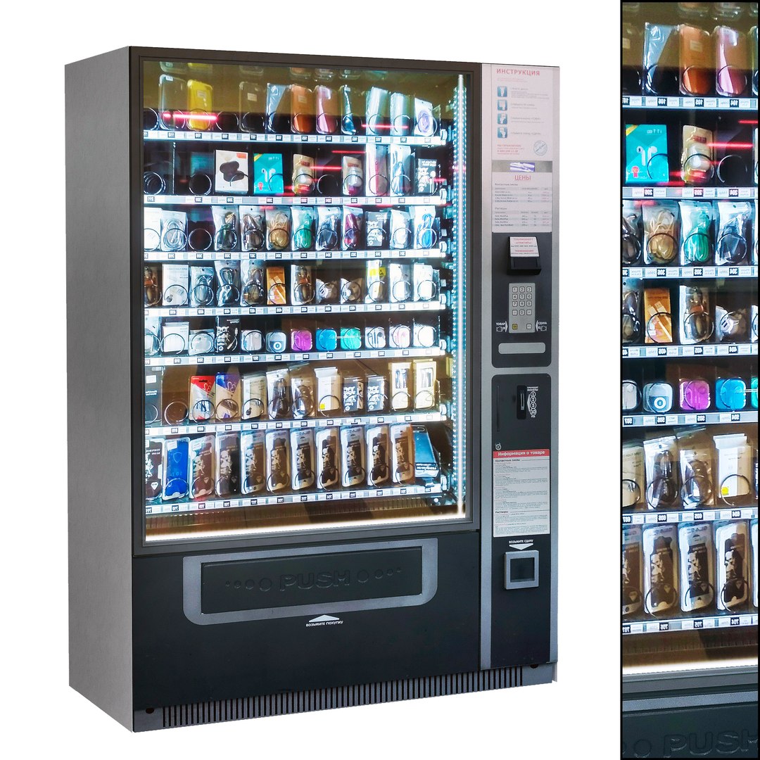3D Showcase 014 Vending Machine - TurboSquid 1476130