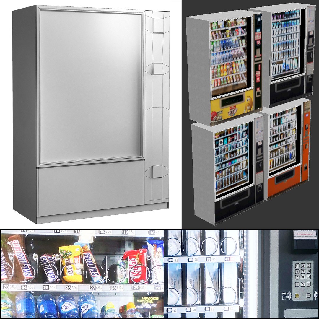 3D Showcase 014 Vending Machine - TurboSquid 1476130