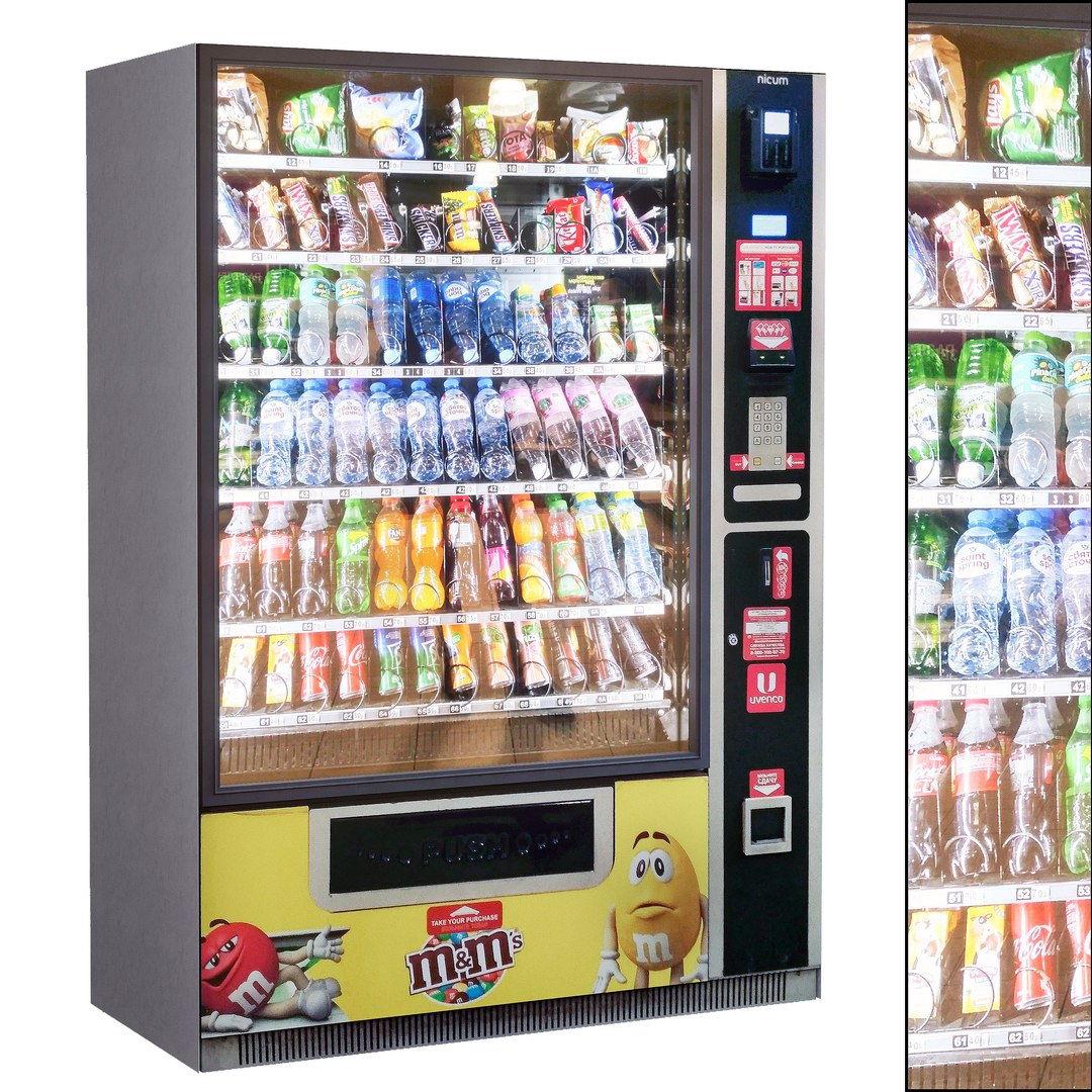 3D Showcase 014 Vending Machine - TurboSquid 1476130