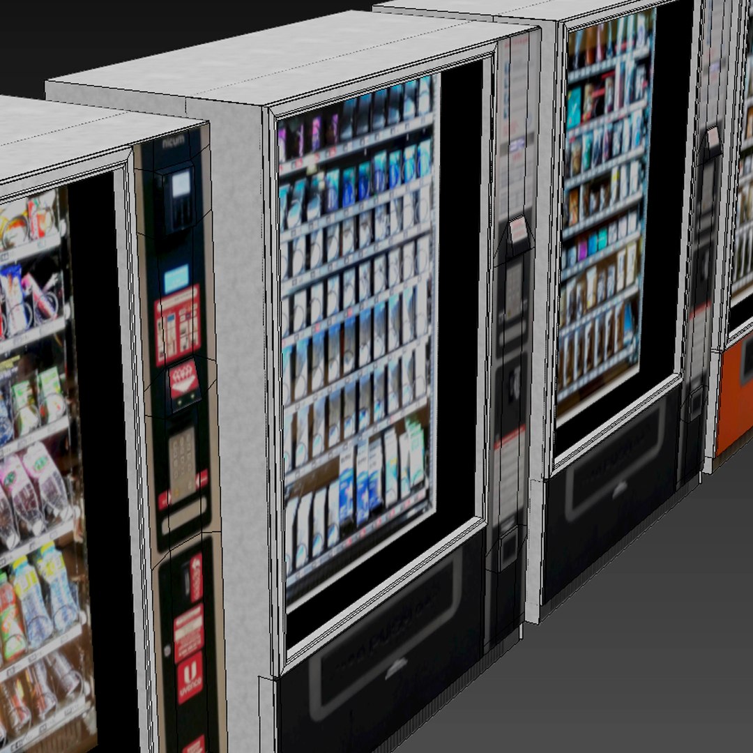 3D Showcase 014 Vending Machine - TurboSquid 1476130