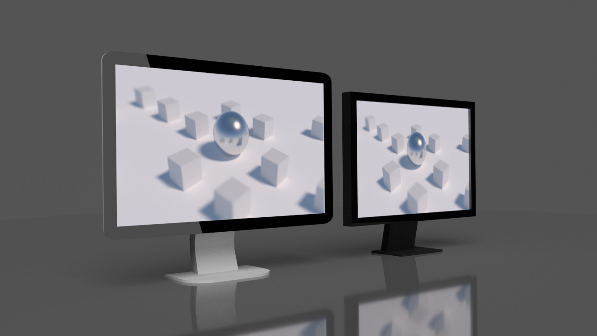 Free Pc Monitor 3d Model