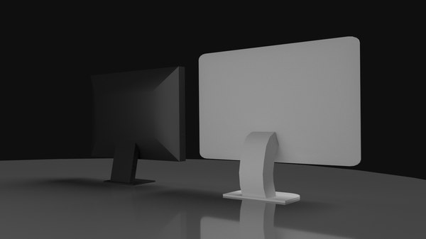 free pc monitor 3d model