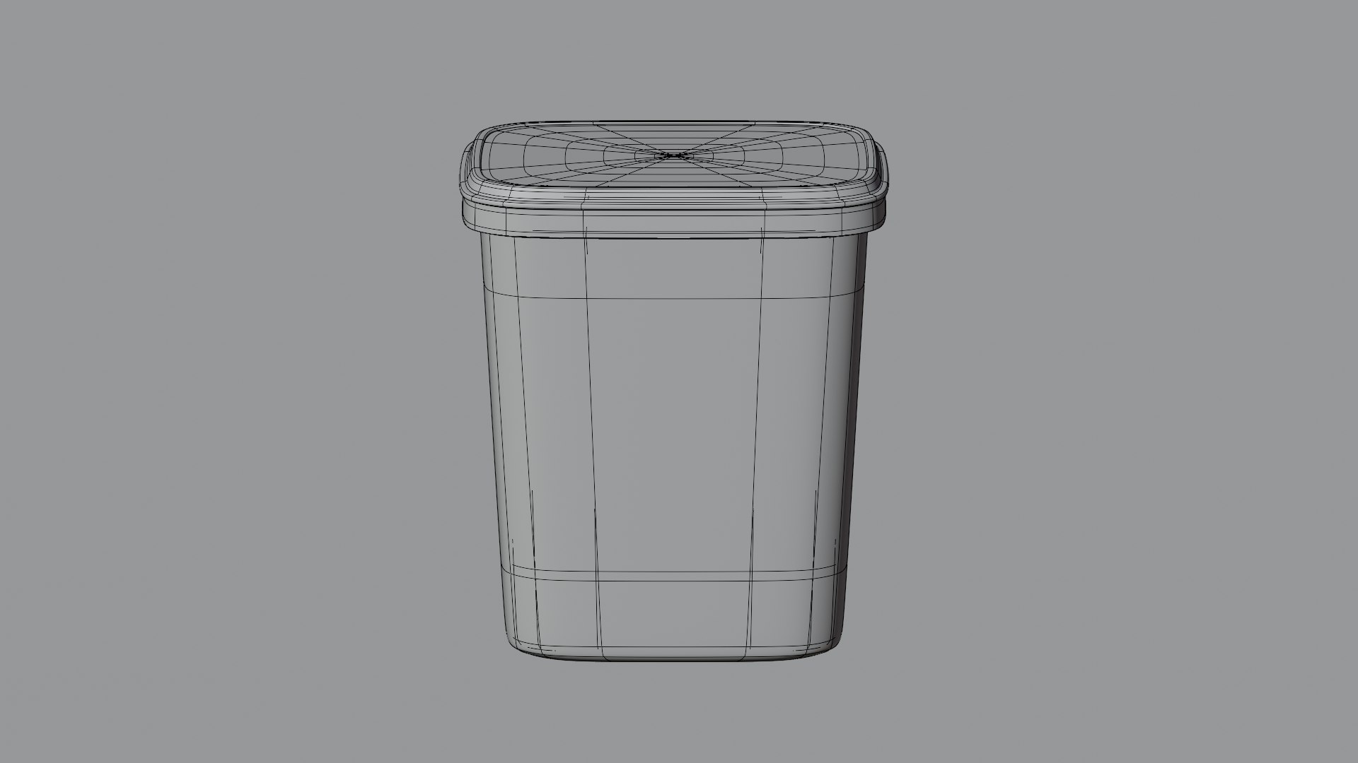 3D Square Container - TurboSquid 2128044