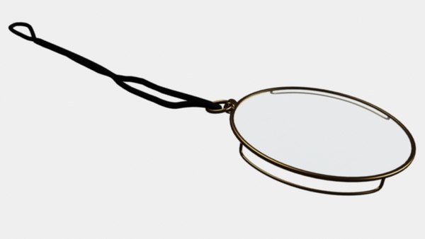 eyeglasses monocle 3d model