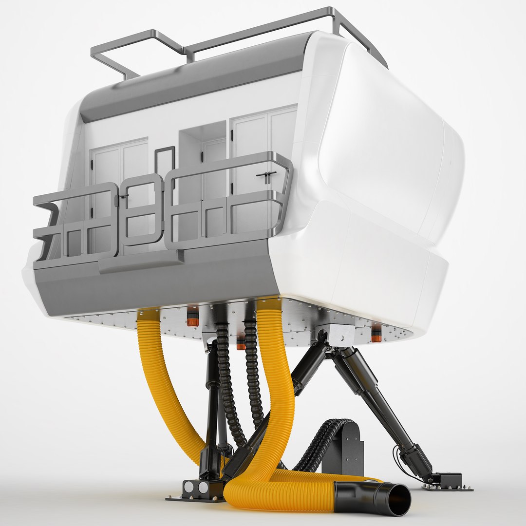 3D Air Flight Simulator 03 - TurboSquid 2312190