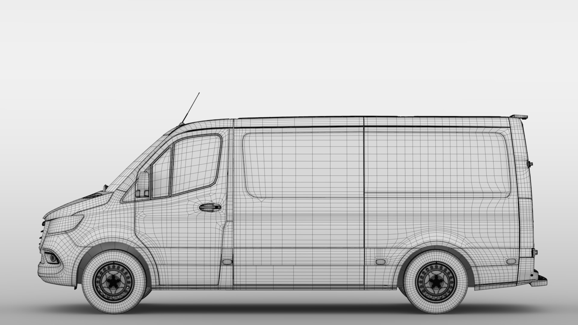 Freightliner Sprinter Panel Van 3D Model - TurboSquid 1376321