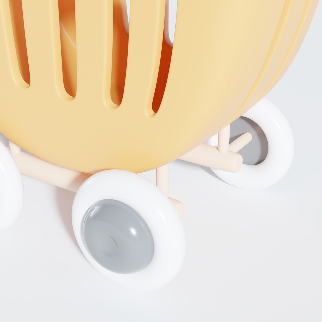 Trolley Cartoon 3D Model - TurboSquid 2330182