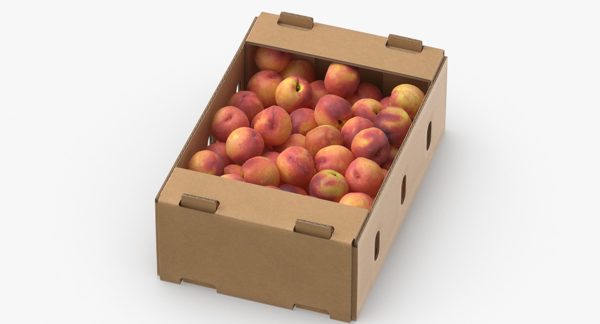 Cardboard Display Box Peaches 3D Model - TurboSquid 1476176