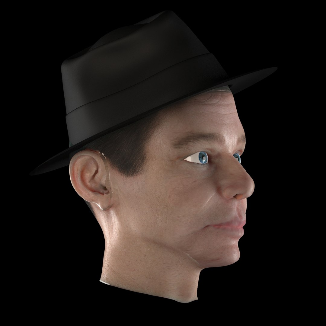 3d Model Of Photo Realistic Head Frank