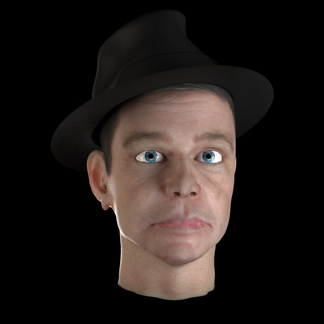 3d Model Of Photo Realistic Head Frank