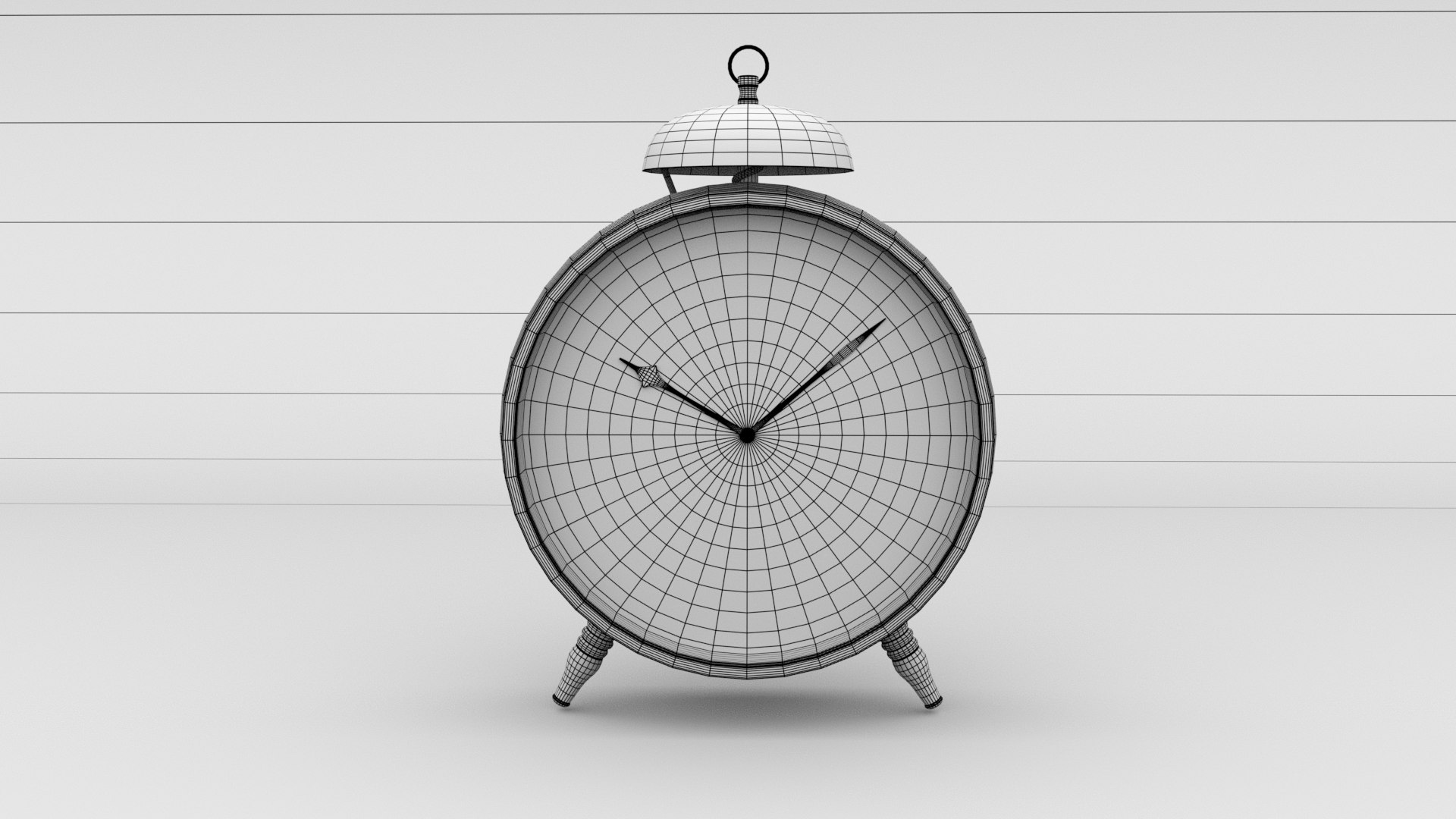 AN OLD FASHIONED ALARM CLOCK model - TurboSquid 2151523