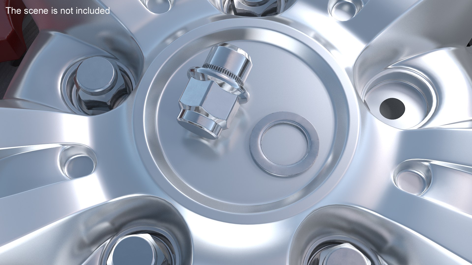 Wheel Nut And Washer 3D - TurboSquid 1944770