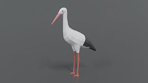 3D Stork Models - Browse & Download Formats - TurboSquid