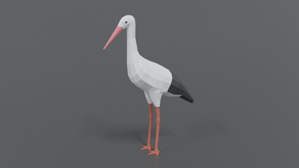 Stork 3D Models for Download | TurboSquid