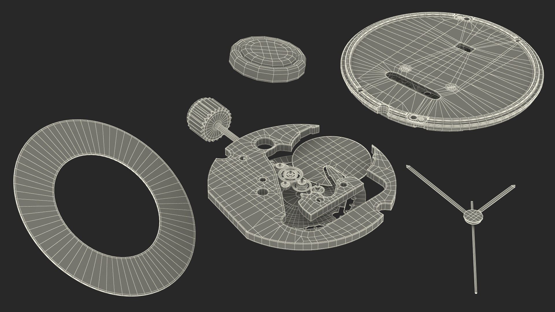 3D ETA Quartz Movement F06 115 model - TurboSquid 2154686