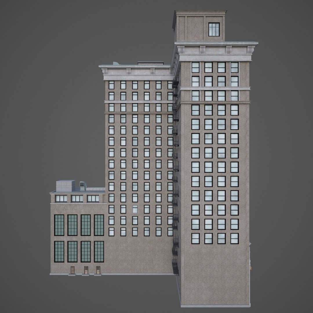 Realistic Bank Building 3D Model - TurboSquid 1225023