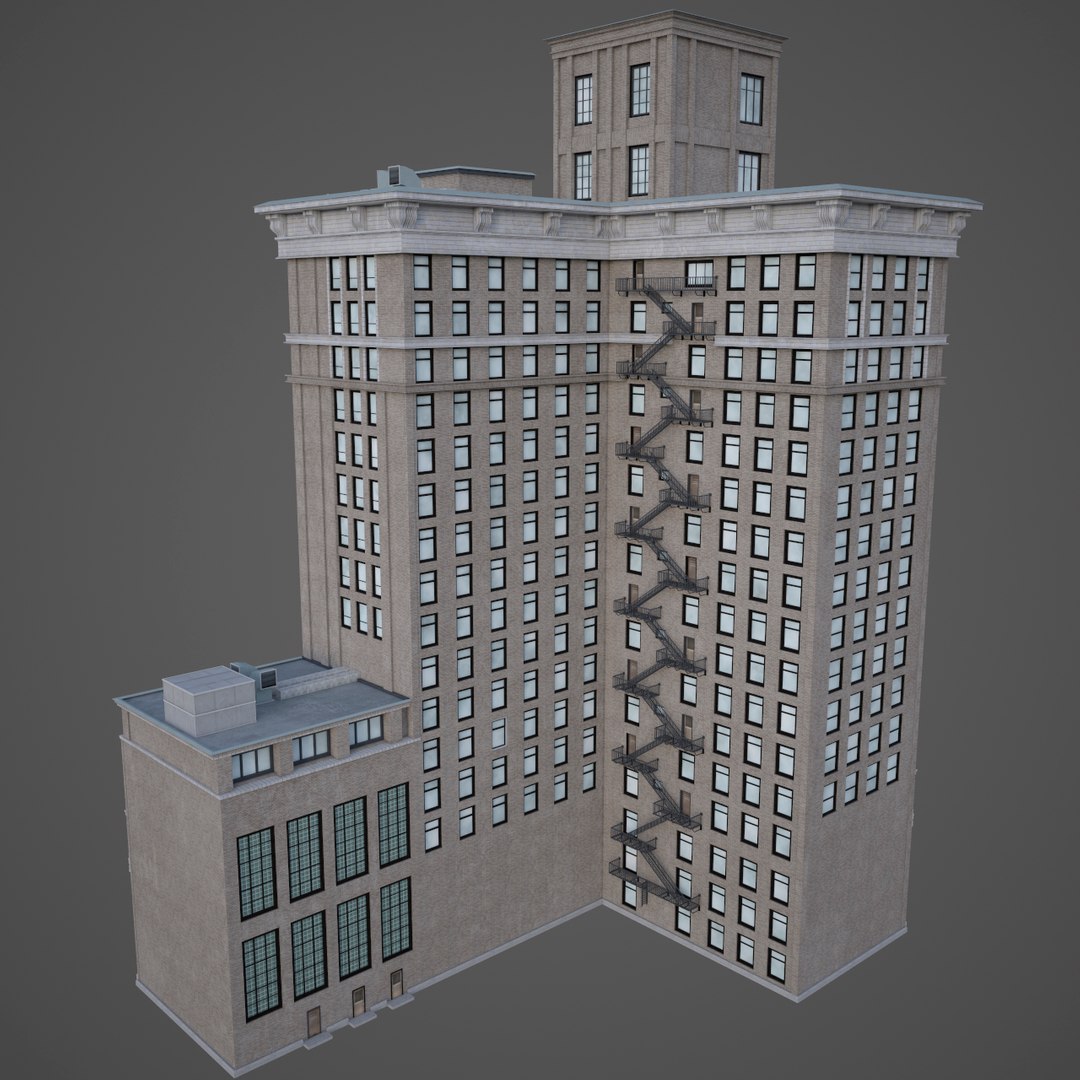 Realistic Bank Building 3D Model - TurboSquid 1225023