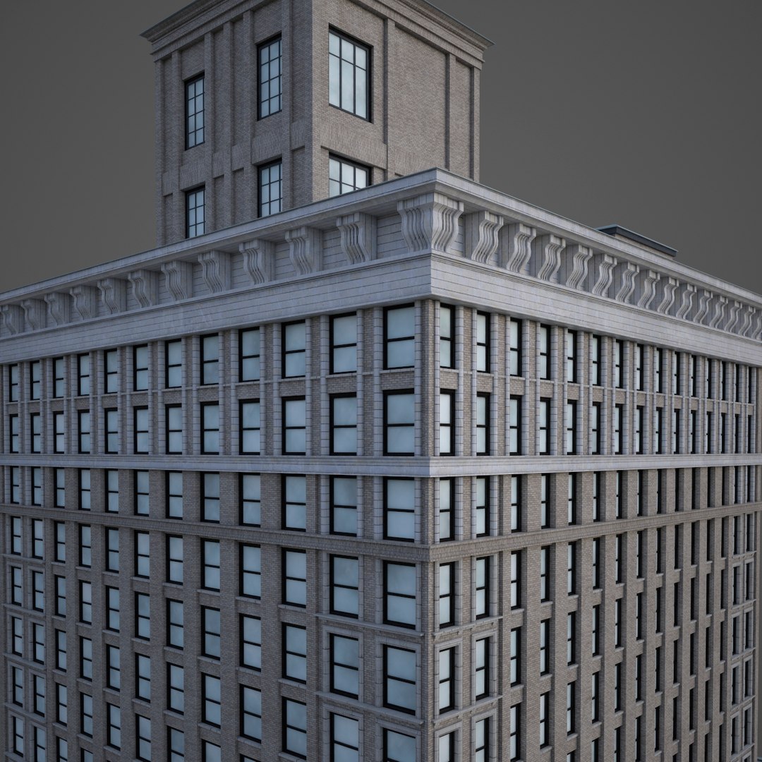 Realistic Bank Building 3D Model - TurboSquid 1225023