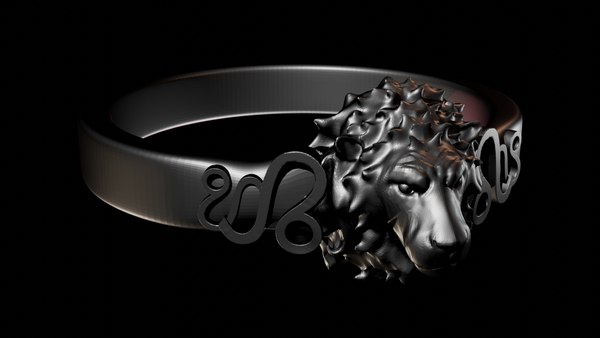 modelo 3d Anillo astrológico Leo - TurboSquid 2335462
