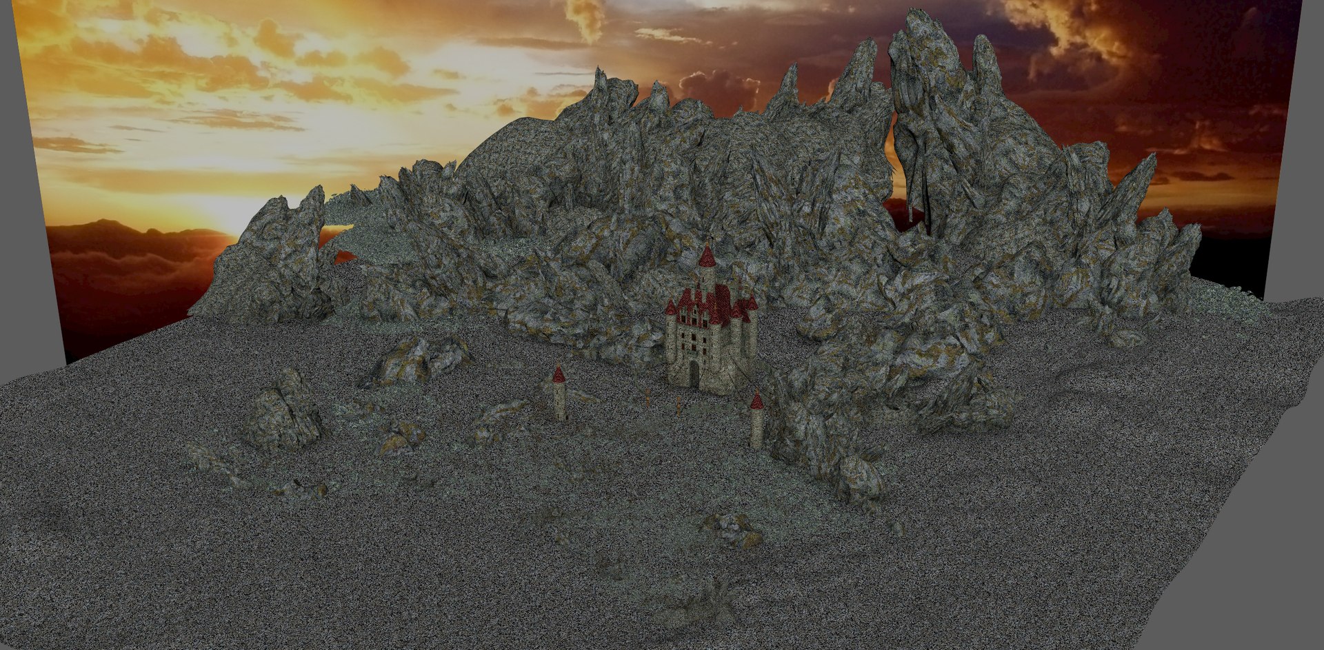 3D Fantasy Jail Castle Environment - TurboSquid 2170349