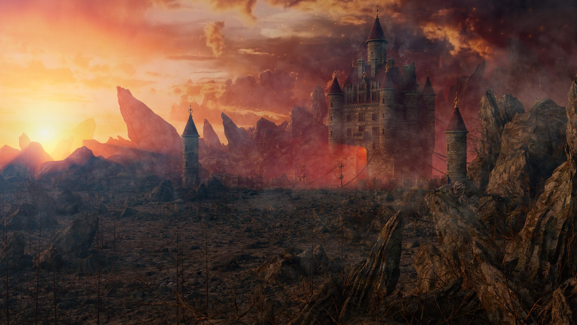 3D Fantasy Jail Castle Environment - TurboSquid 2170349