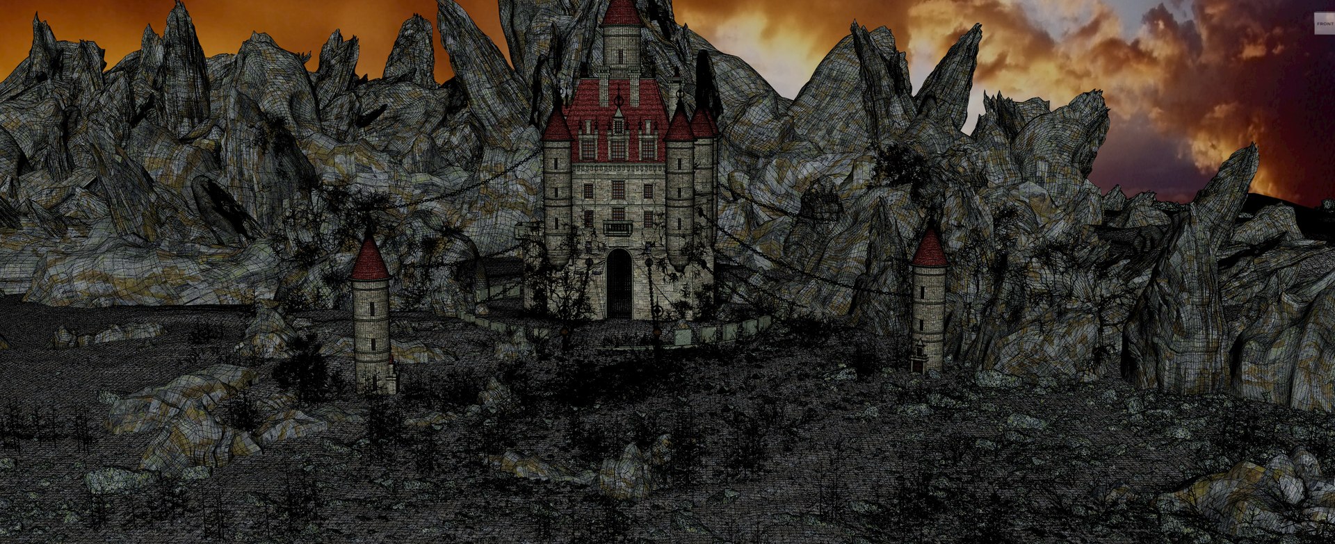 3D Fantasy Jail Castle Environment - TurboSquid 2170349