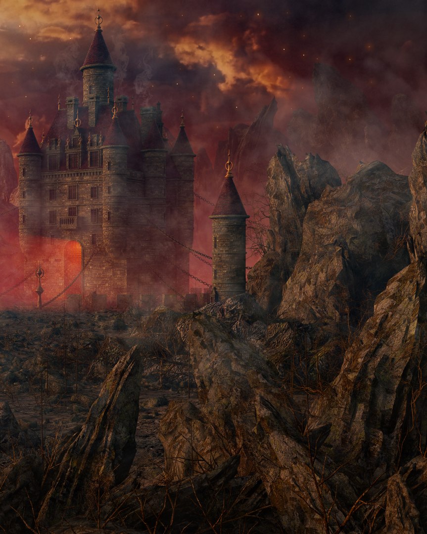 3D Fantasy Jail Castle Environment - TurboSquid 2170349